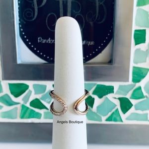 Pandora | Jewelry | Pandora Rose Wrapped Open Ring | Poshmark
